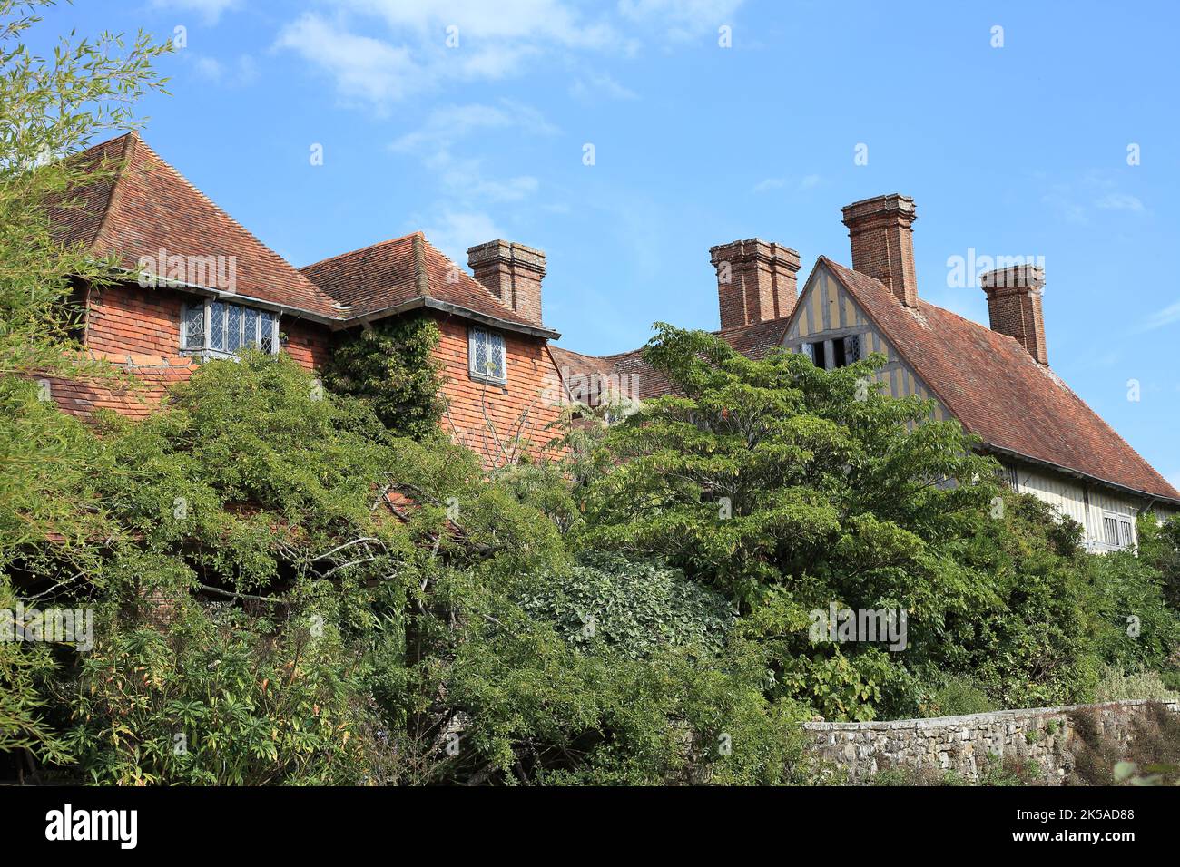 Great Dixter house built in 1910-12 by E. Luytens on the site of an ...