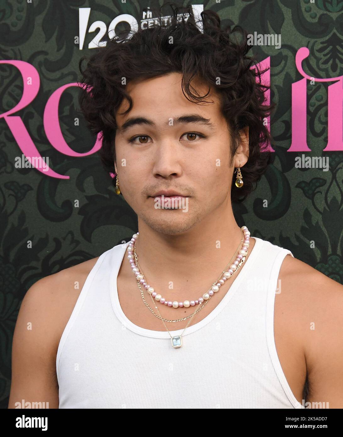 Nico Hiraga arrives at the 20th Century Studio's ROSALINE Premiere held ...