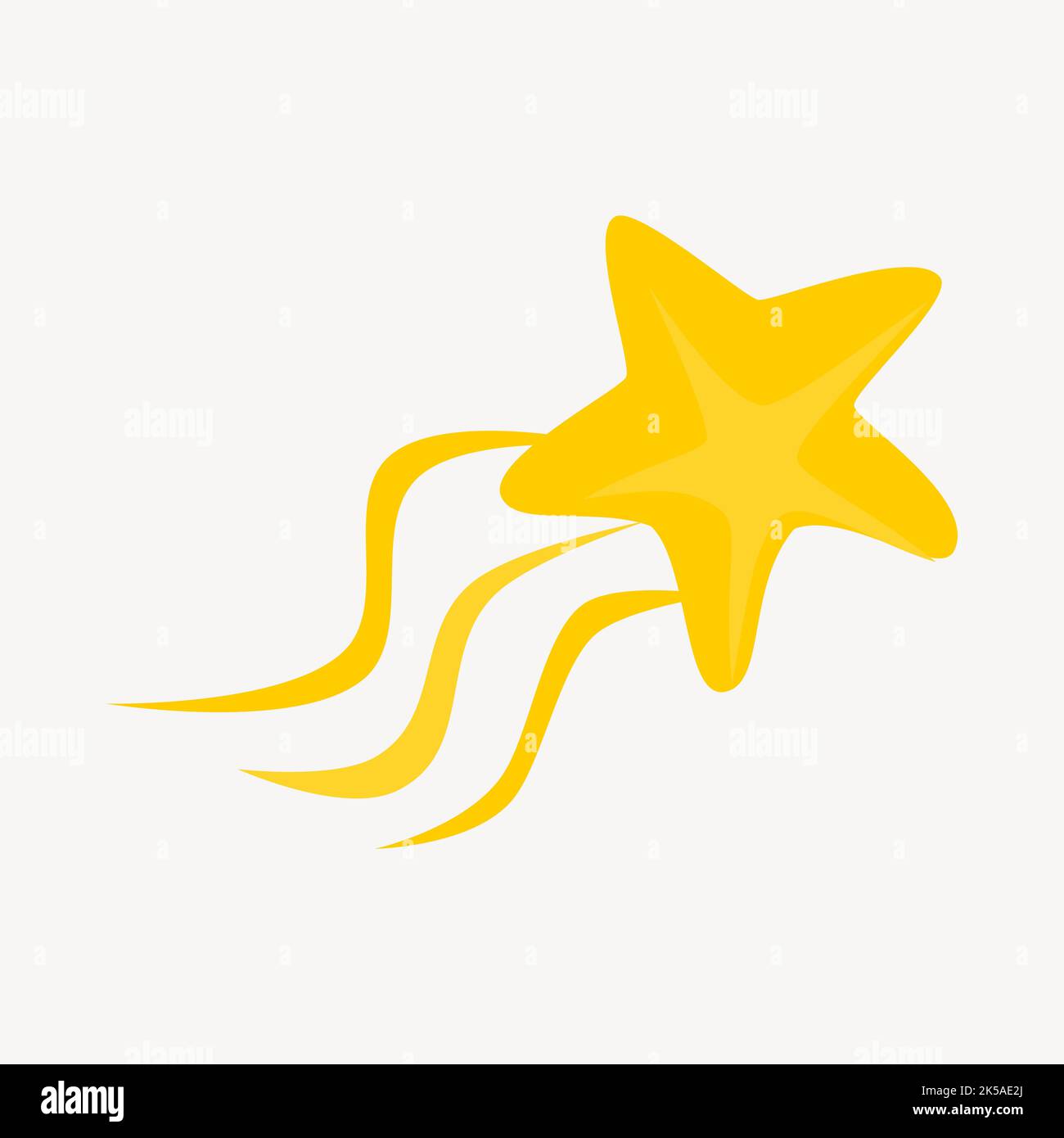 Star collage element, cute illustration vector Stock Vector Image & Art ...