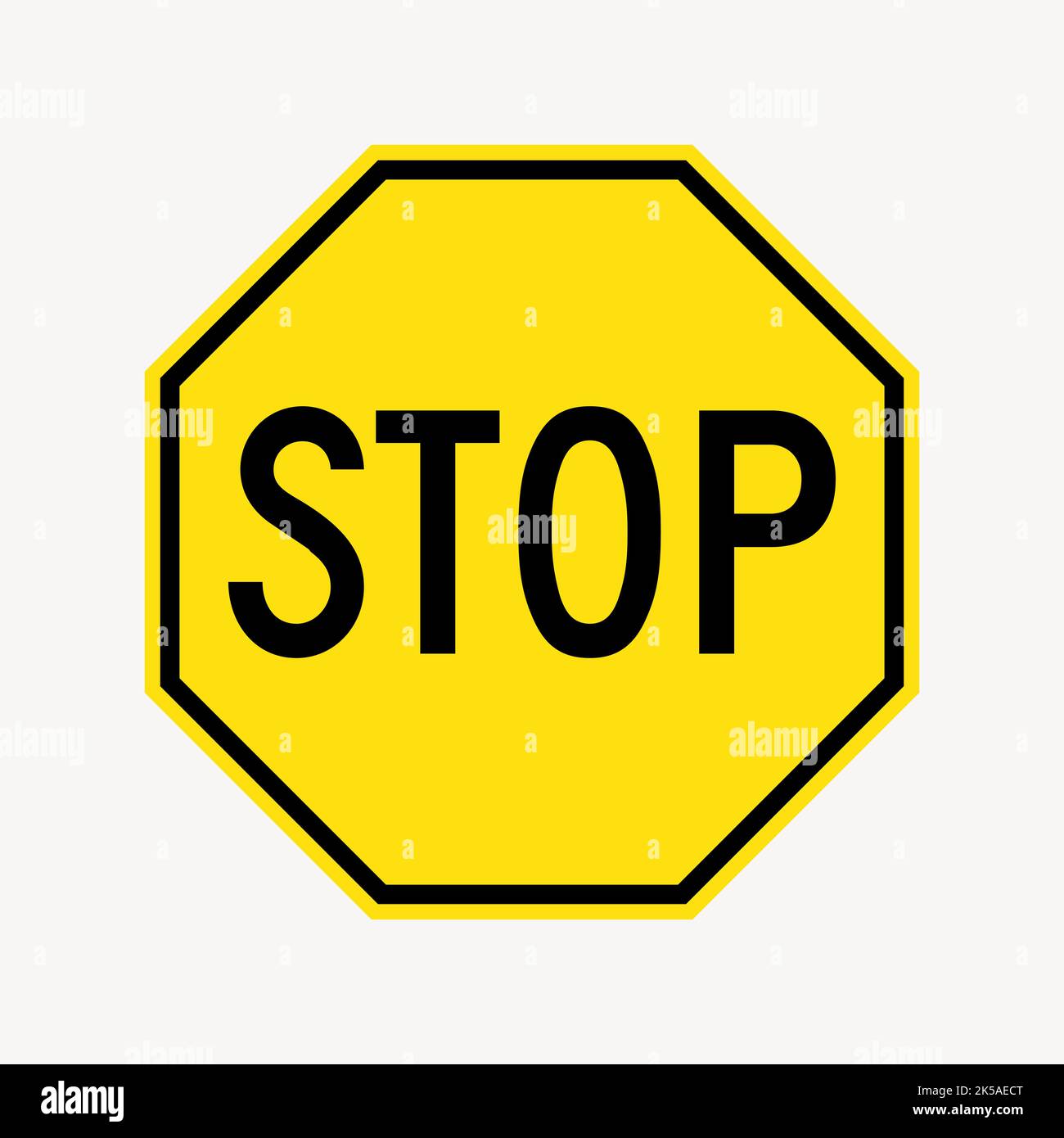 Stop sign collage element, traffic illustration vector Stock Vector ...