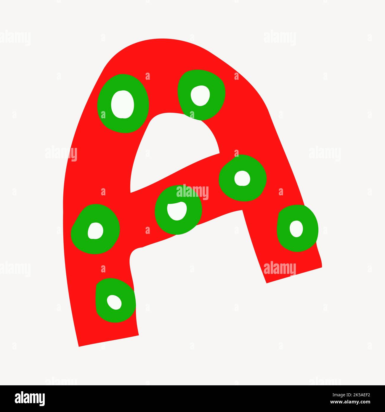 A alphabet collage element, cute illustration vector Stock Vector Image ...