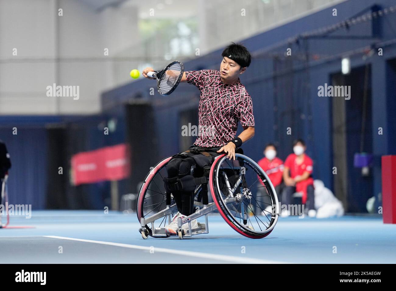 Ariake Tennis Forest Indoor Court, Tokyo, Japan. 7th Oct, 2022. Takuya ...