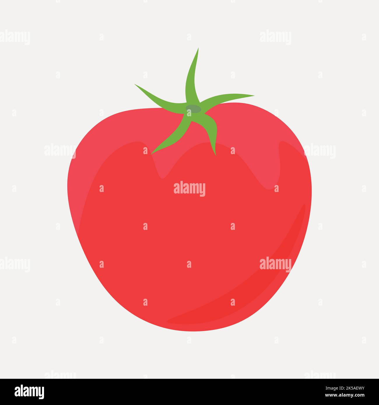 Tomato collage element, cute illustration vector Stock Vector Image ...