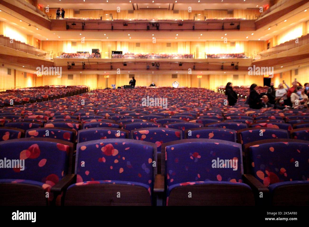 New York, USA. 03rd Oct, 2022. The renovated concert hall of the New ...