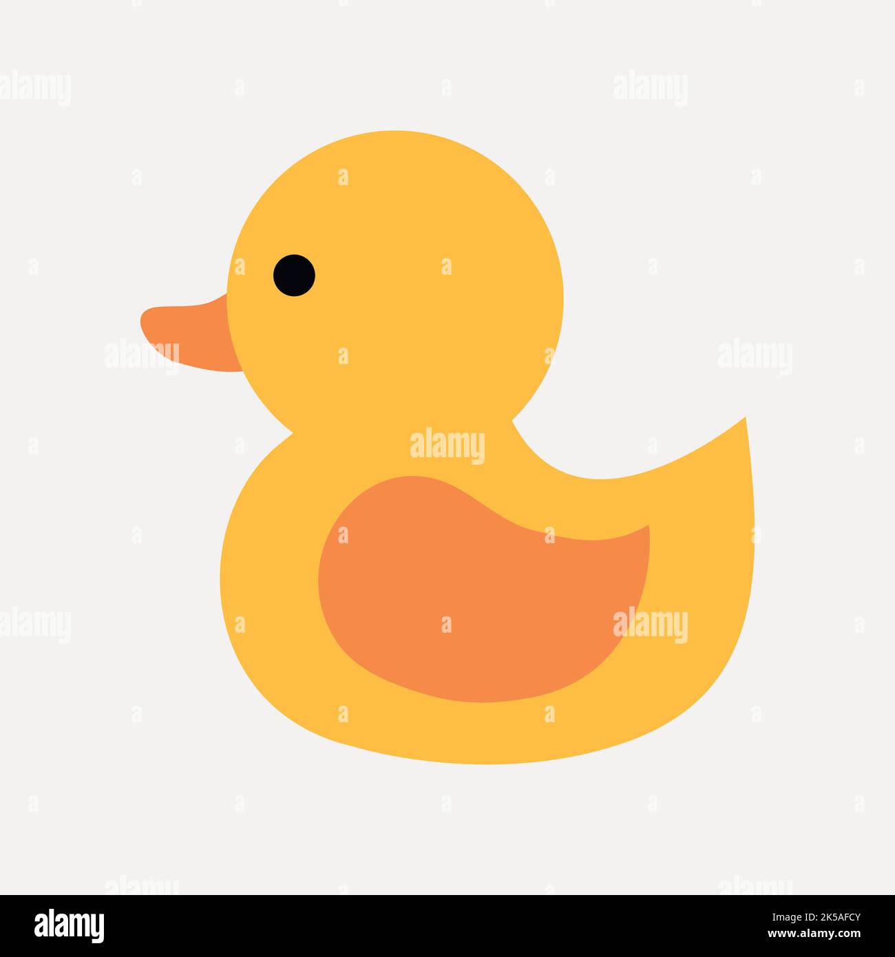 Rubber duck collage element, cute illustration vector Stock Vector ...