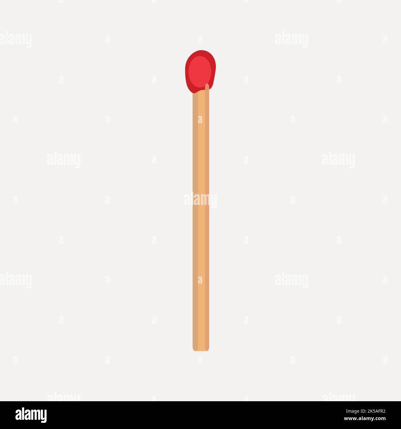 Match collage element, cute illustration vector Stock Vector Image ...