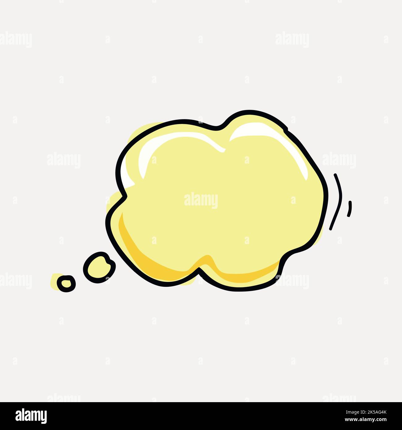 Speech bubble collage element Stock Vector Images - Alamy