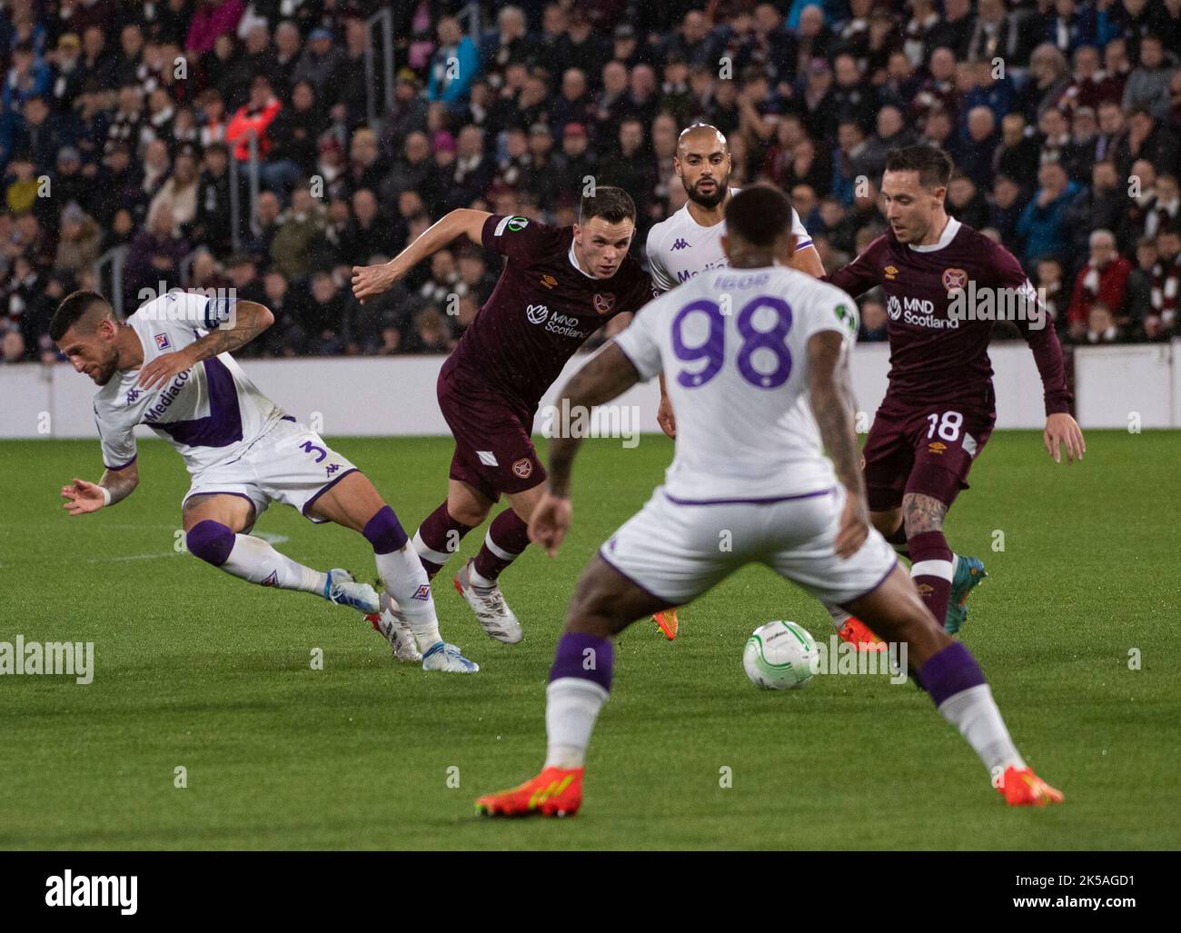Lawrence shankland heart of midlothian hi-res stock photography and ...