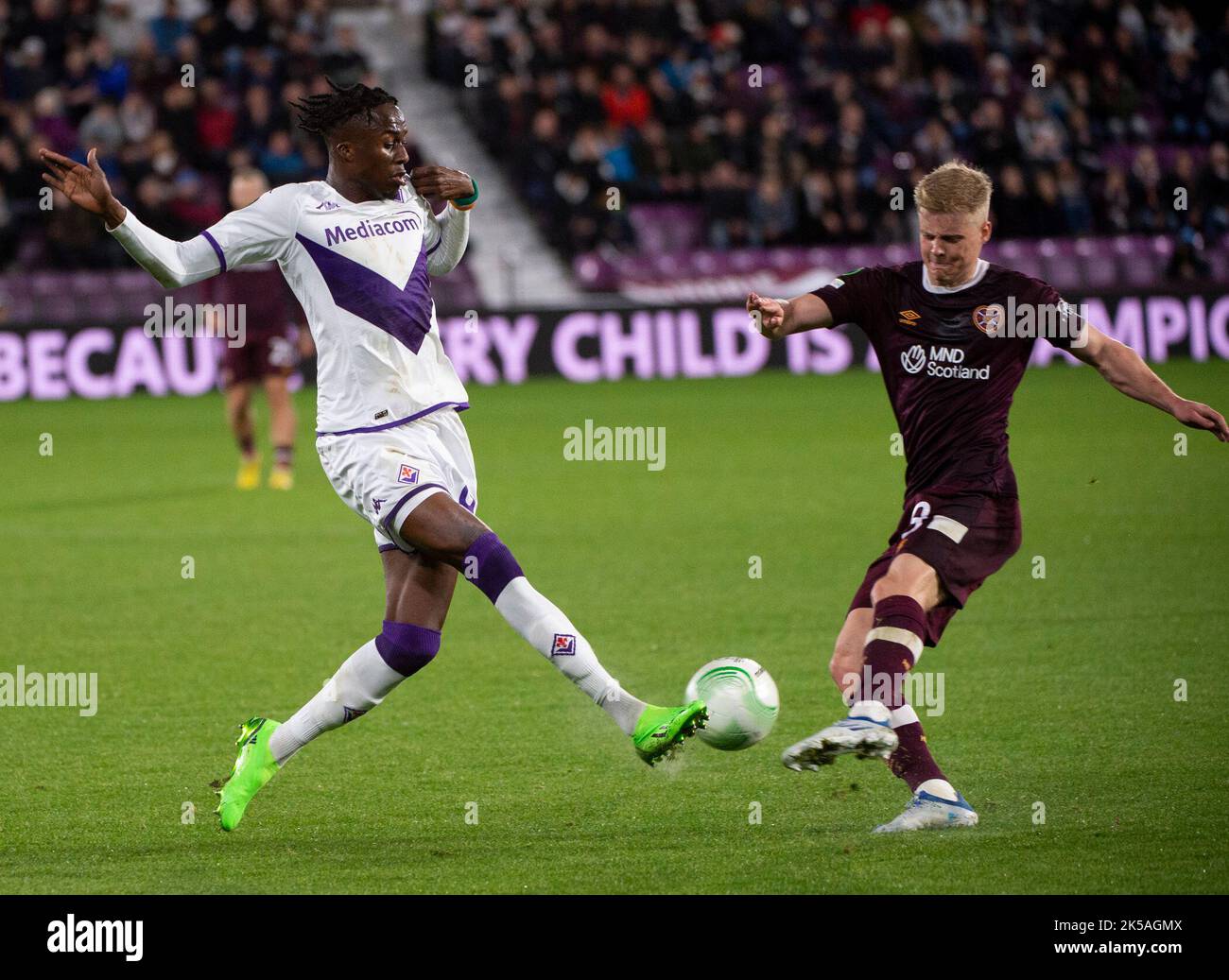 Edinburgh, UK. 06th Oct, 2022. Europa Conference League - Heart of ...