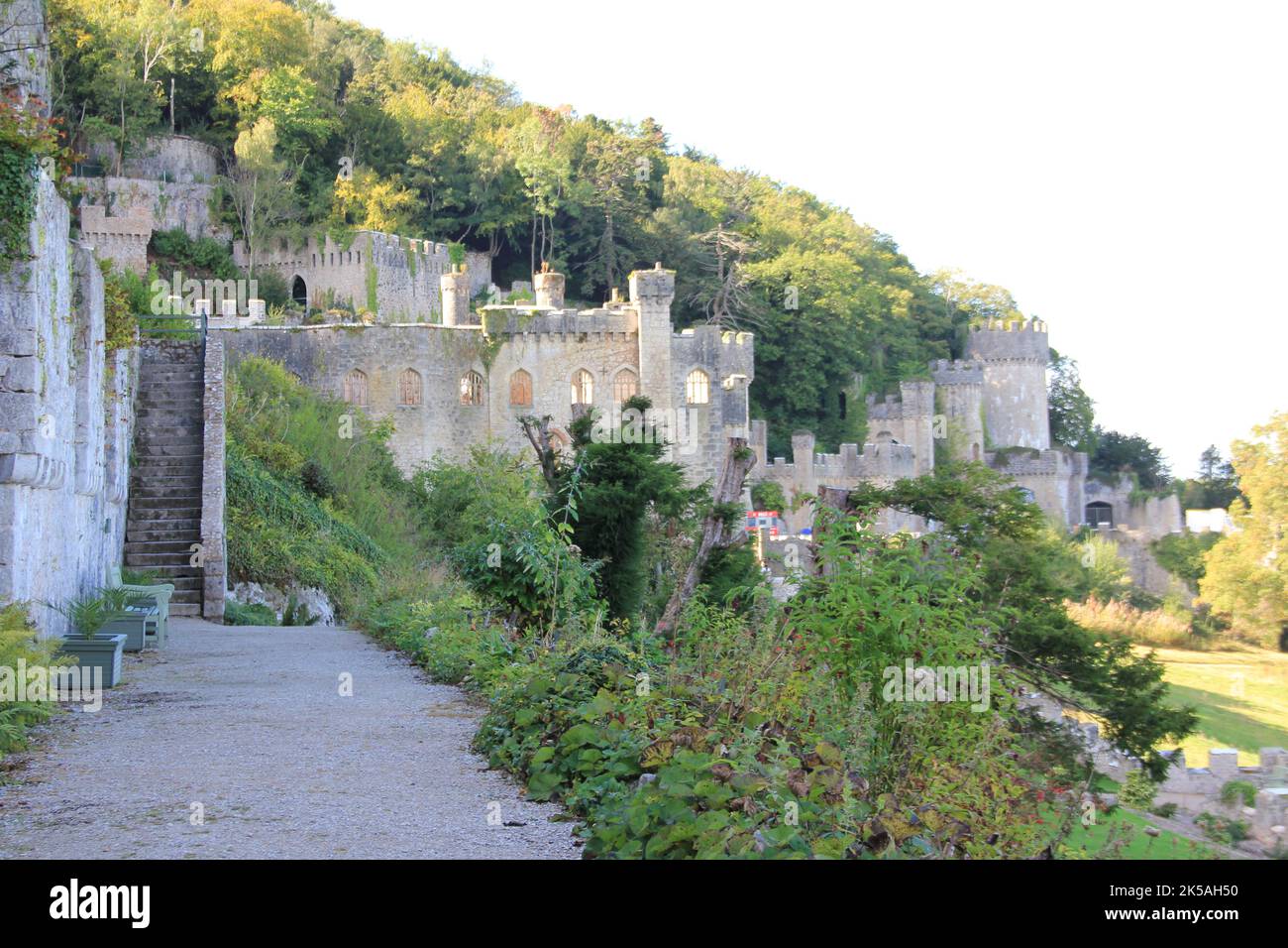 Gwrych Castle in Wales Stock Photo - Alamy