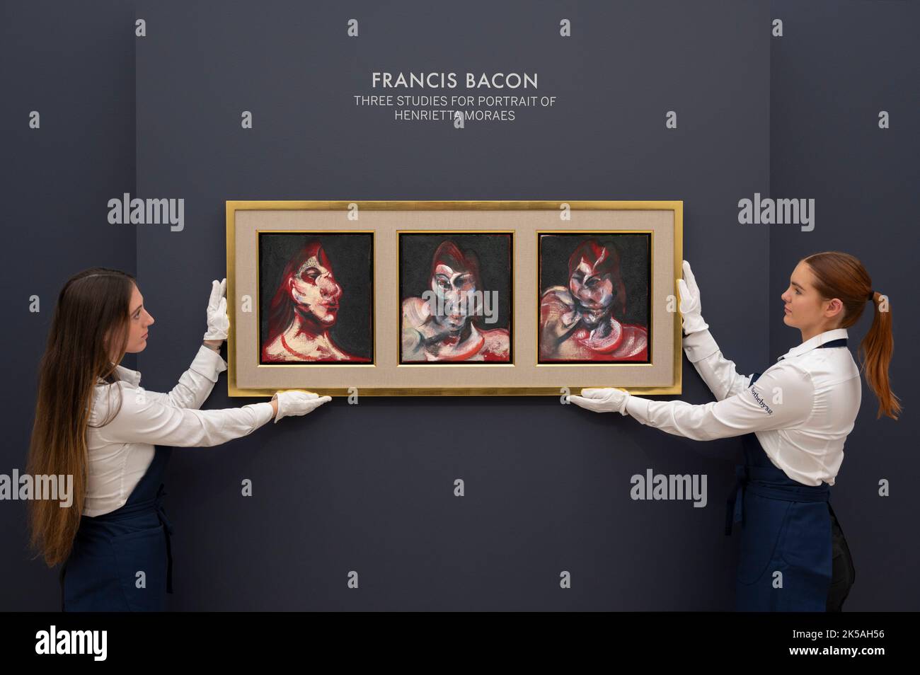 Three studies for portrait of henrietta moraes hi-res stock photography ...