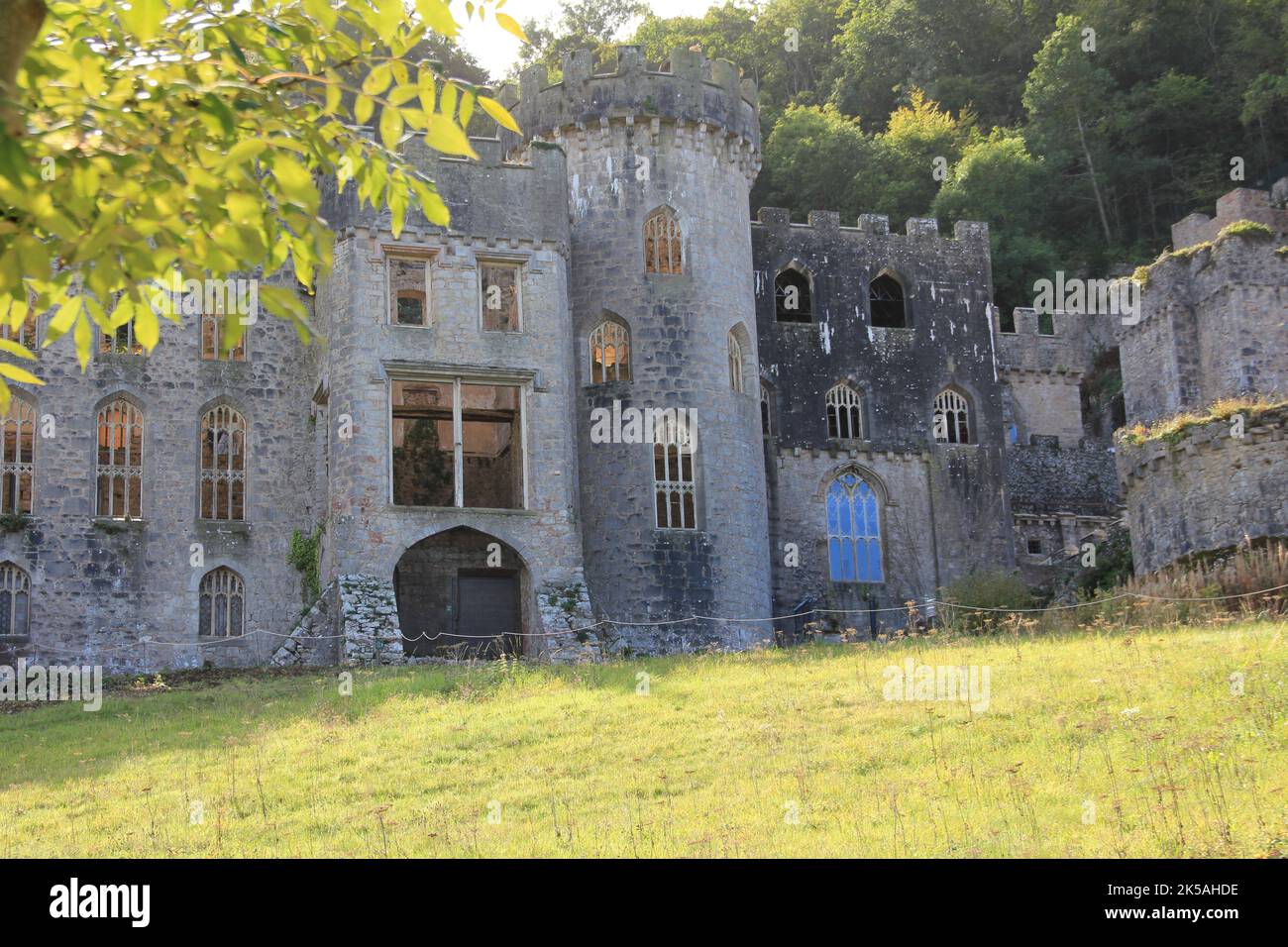 Gwrych Castle in Wales Stock Photo - Alamy