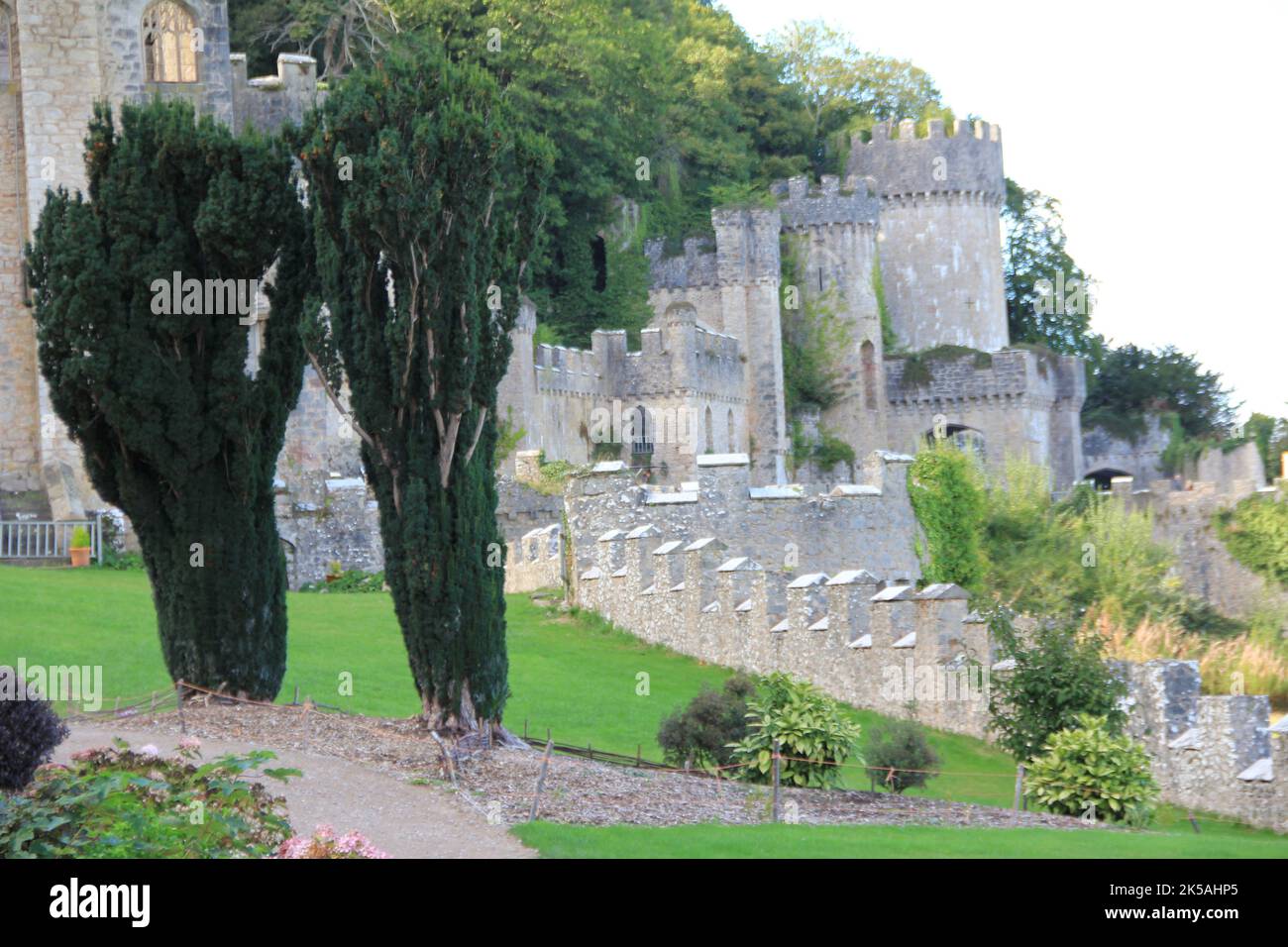 Gwrych Castle in Wales Stock Photo - Alamy