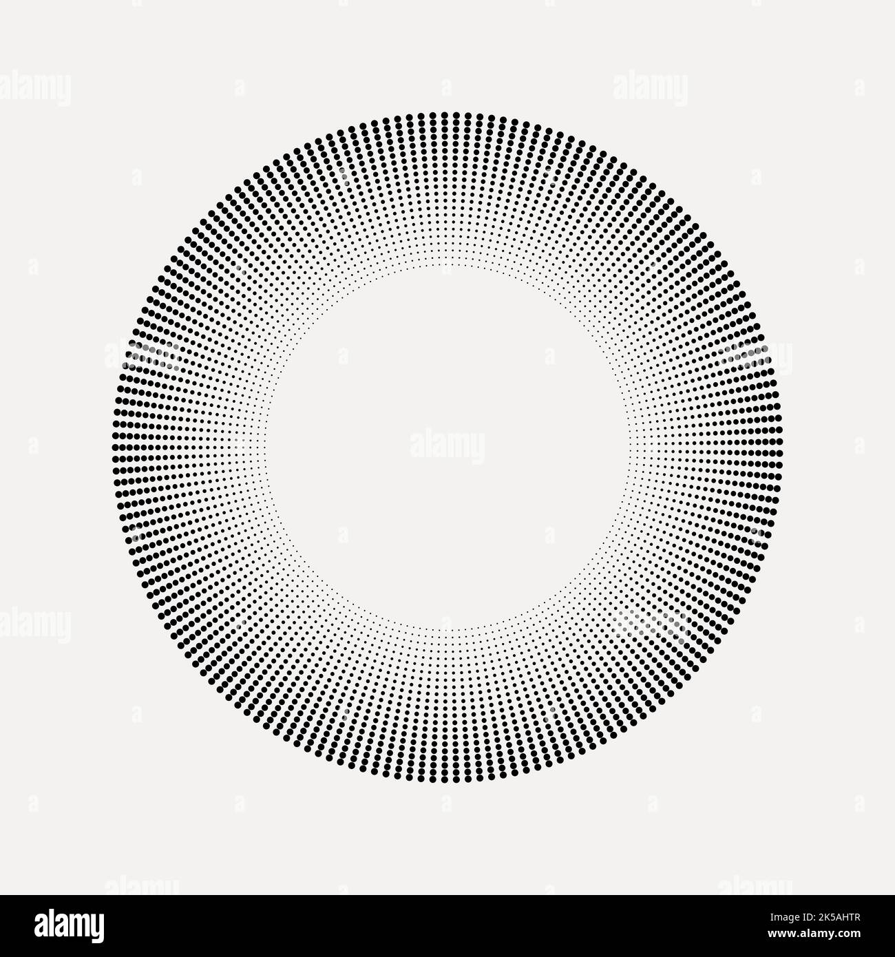 Abstract sphere drawing, black and white illustration vector Stock ...