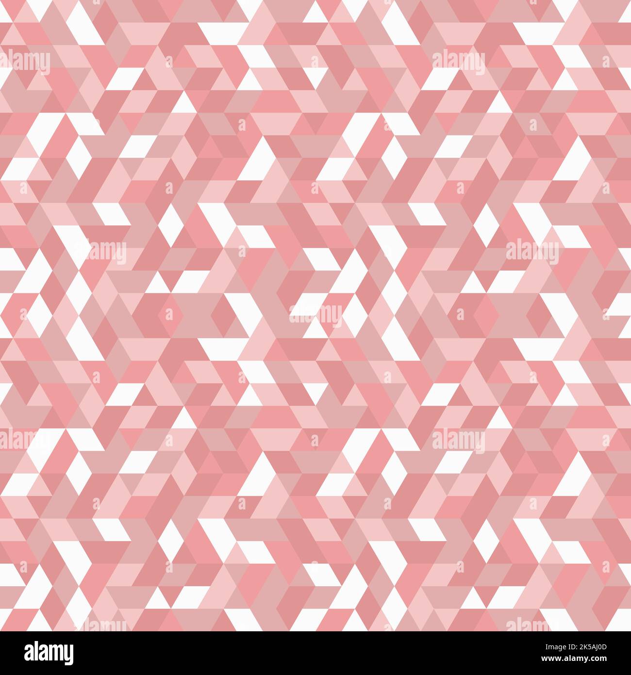 Geometric pattern with red, pink and white triangles. Geometric modern ...