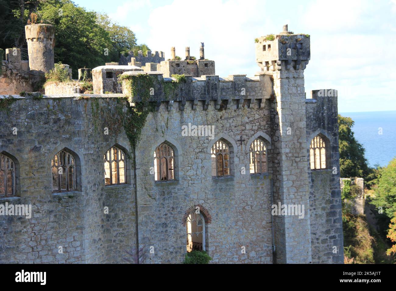Gwrych Castle in Wales Stock Photo - Alamy