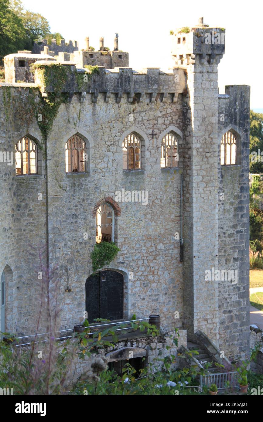 Gwrych Castle in Wales Stock Photo - Alamy