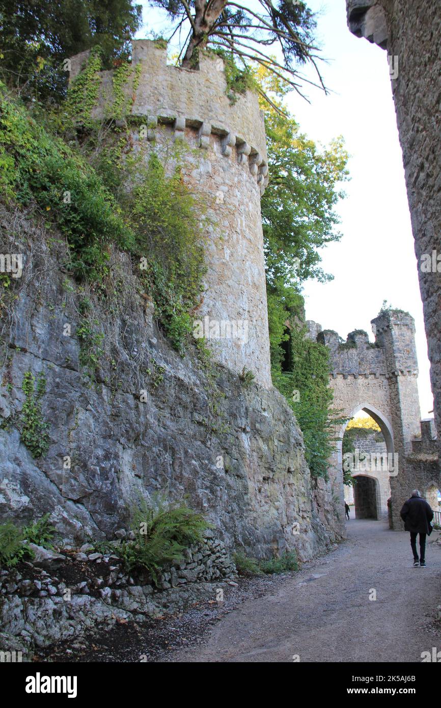 Gwrych Castle in Wales Stock Photo - Alamy