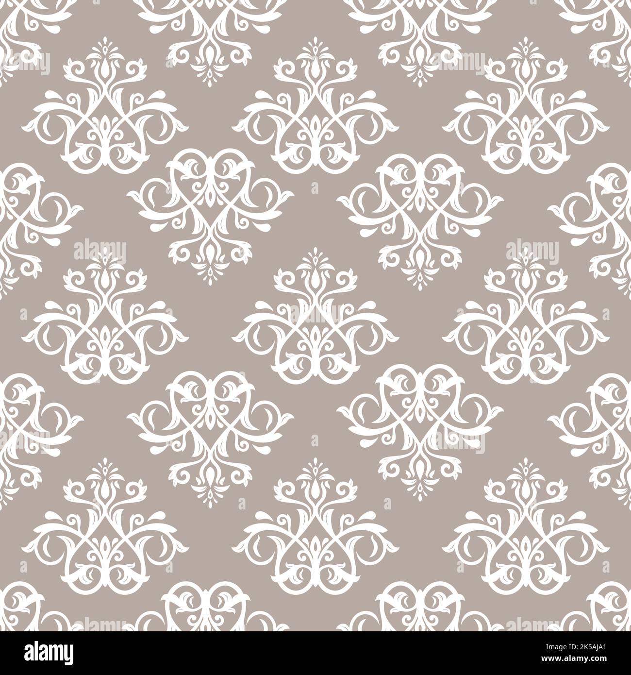 Classic seamless pattern. Damask orient ornament. Classic vintage ...