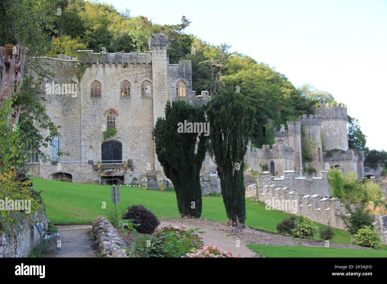 Gwrych Castle in Wales Stock Photo - Alamy