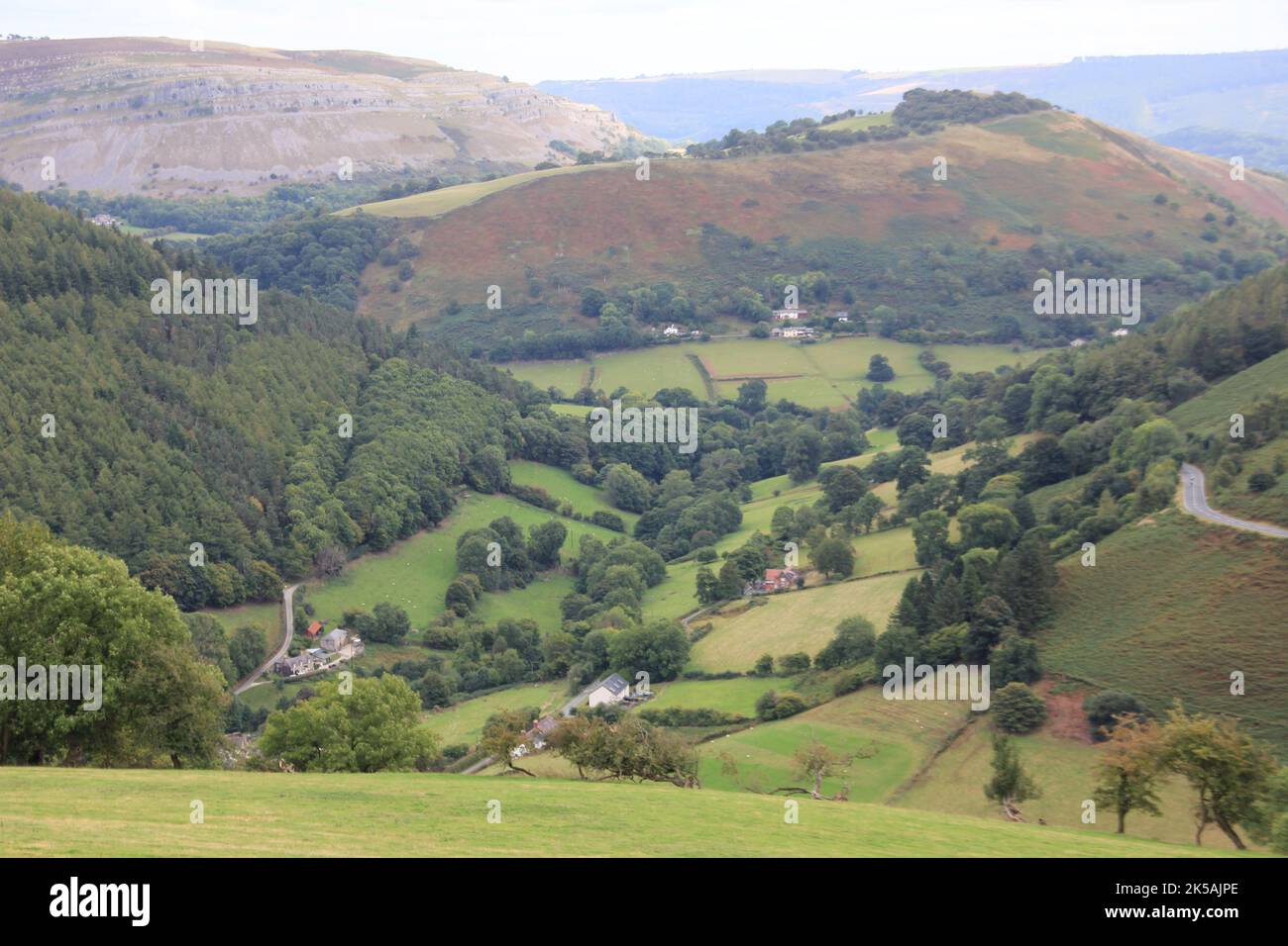 Horseshoe Pass in Wales Stock Photo - Alamy