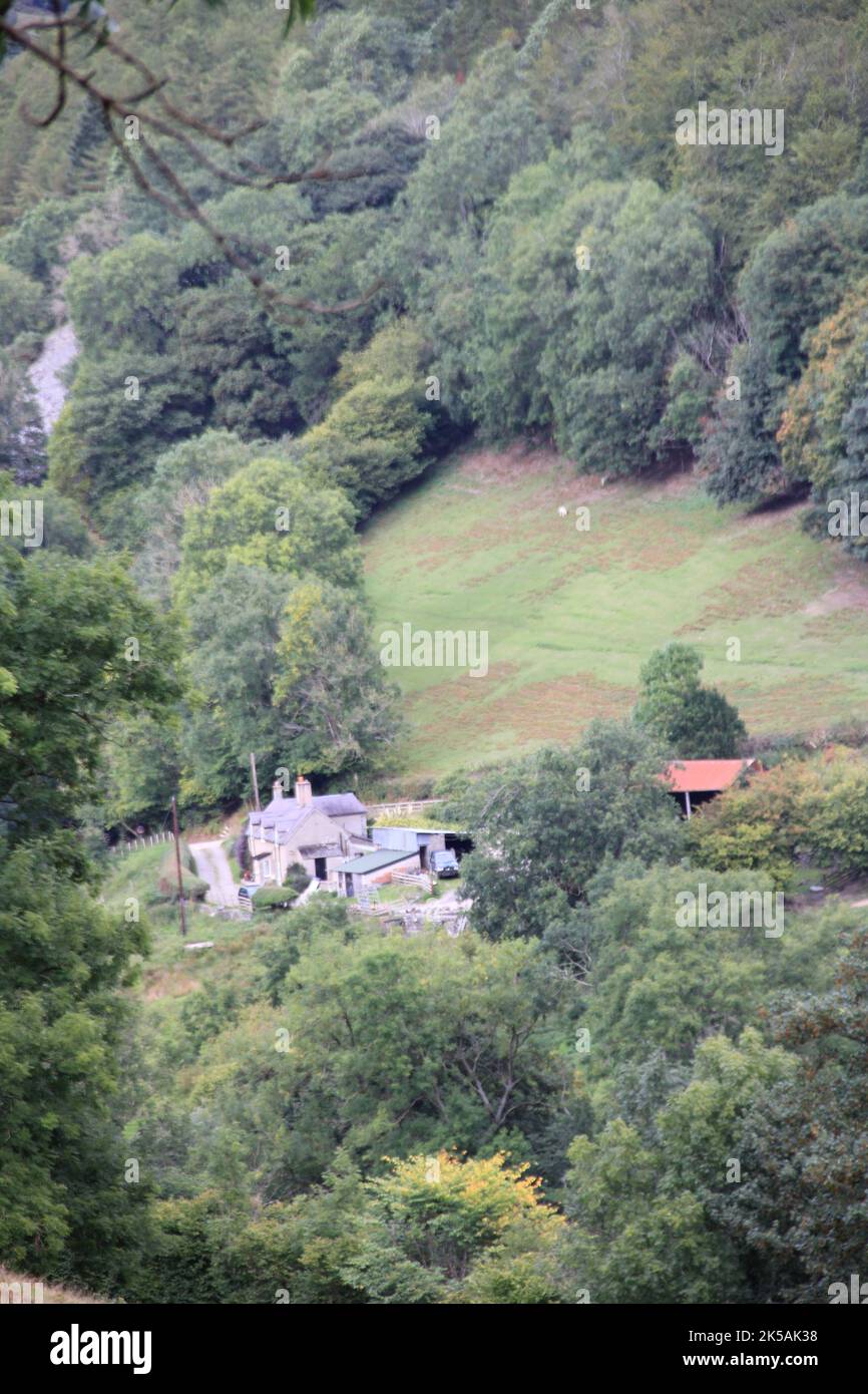 Horseshoe Pass in Wales Stock Photo - Alamy