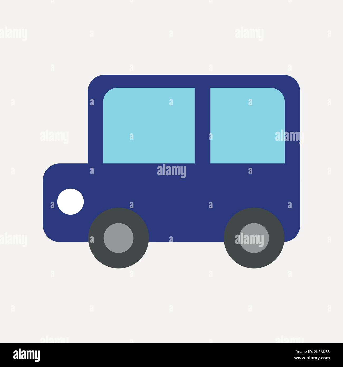 Blue car collage element, cute illustration vector Stock Vector Image ...