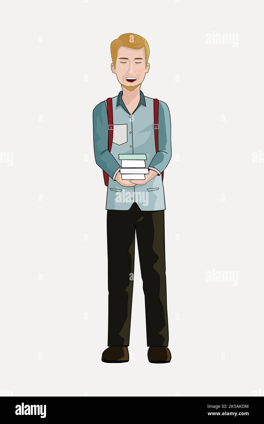 Male student collage element hi-res stock photography and images - Alamy