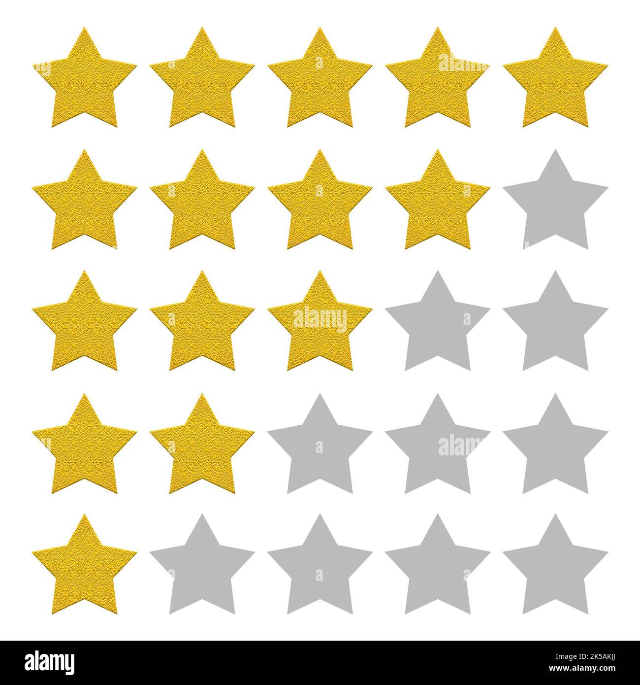 Five stars feedback icon Cut Out Stock Images & Pictures - Alamy