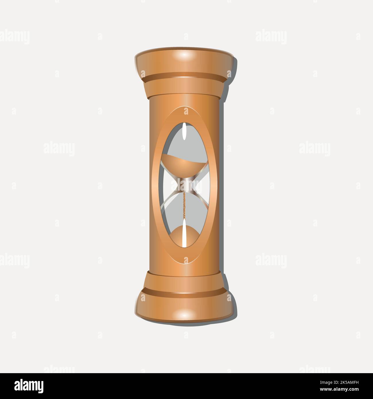Hourglass collage element, cute illustration vector Stock Vector Image ...