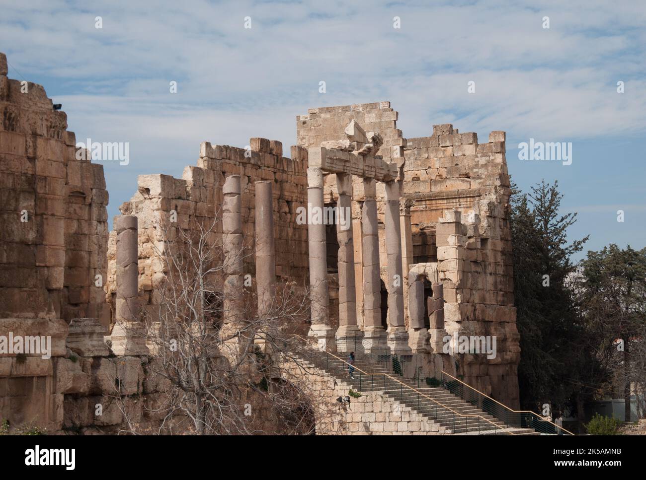Entrance to the Forecourt, Heliopolis, Roman Remains, Baalbek, Lebanon ...