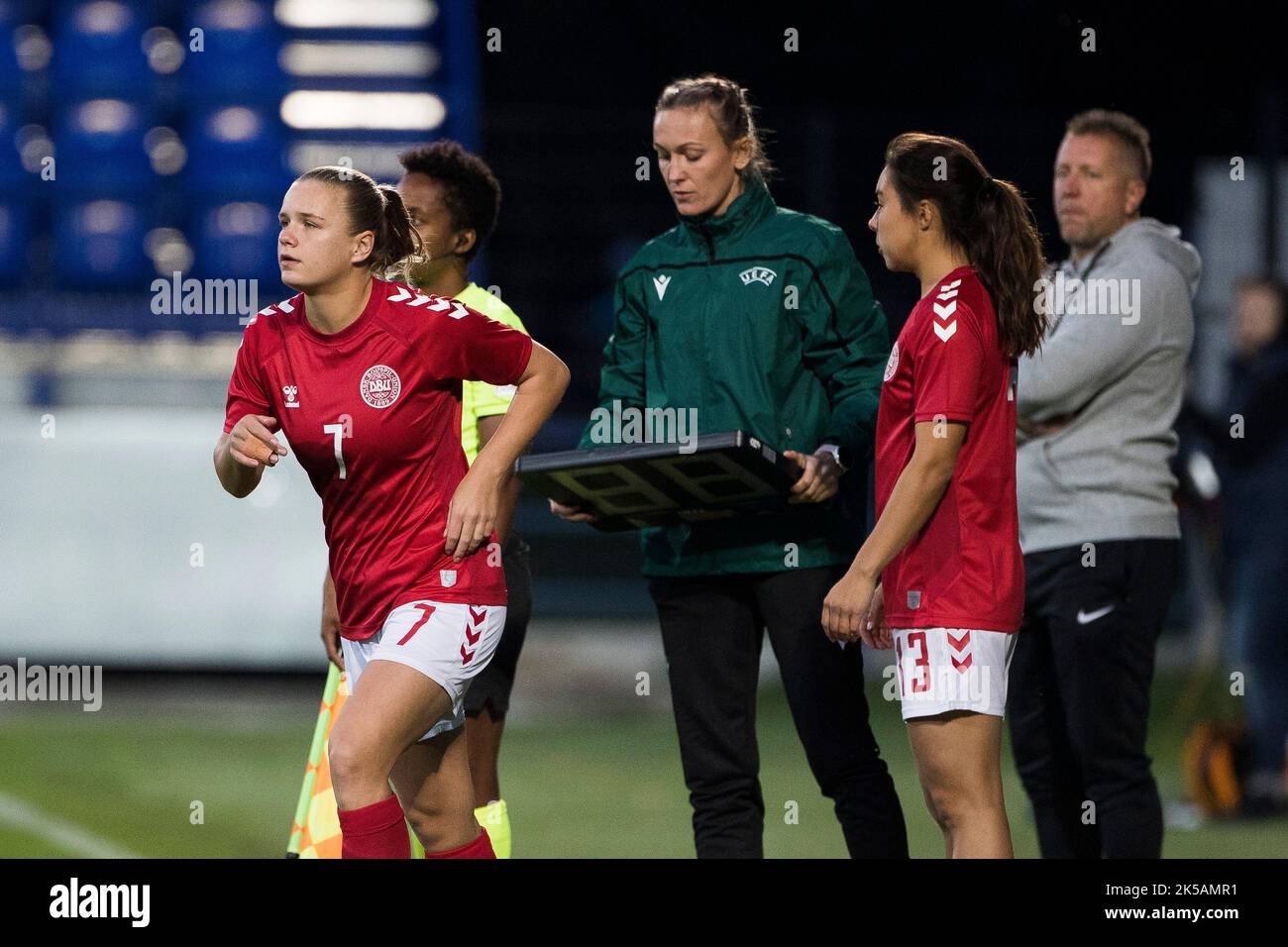 Poprad, Slovakia, 5th October 2022. Asii Berthelsen of Denmark and Anna ...