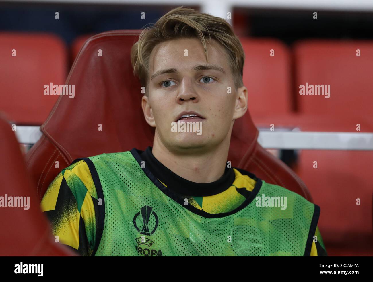 Subs bench at the emirates stadium hi-res stock photography and images ...