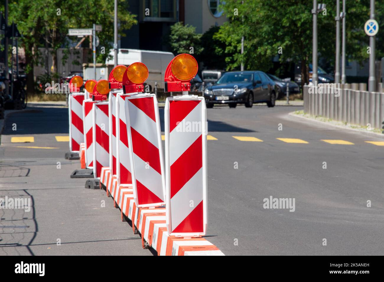 Temporary hazard fencing hi-res stock photography and images - Alamy