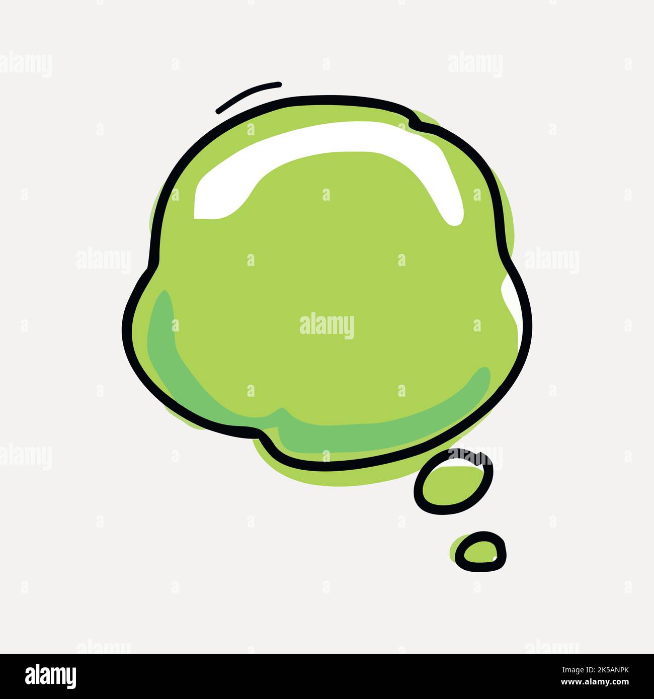 Speech bubble collage element Stock Vector Images - Alamy