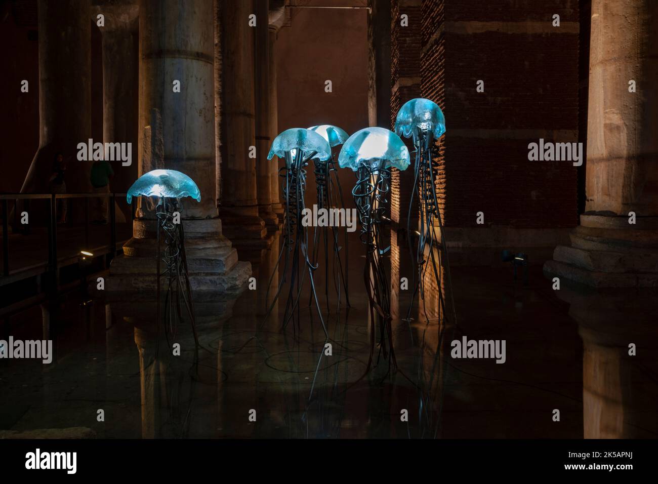 Basilica Cistern is one of favorite tourist attraction . Selective ...