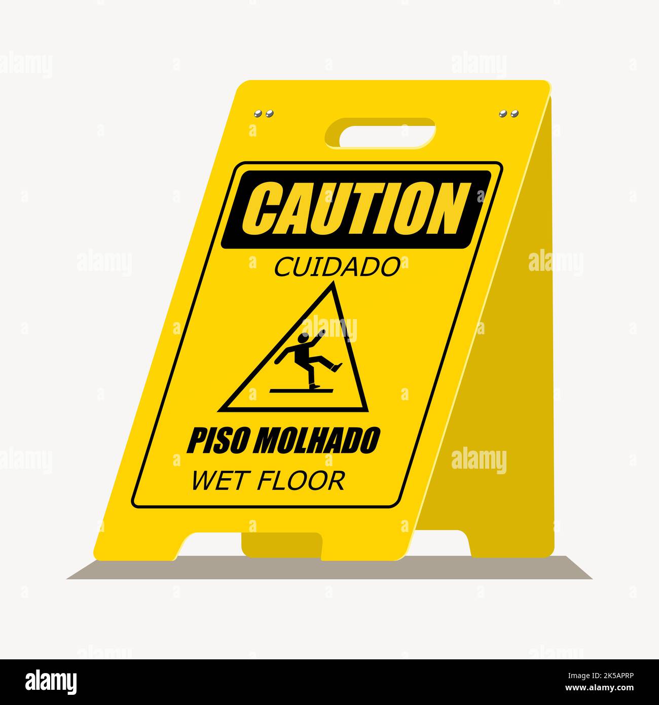 Caution sign collage element, warning illustration vector Stock Vector ...