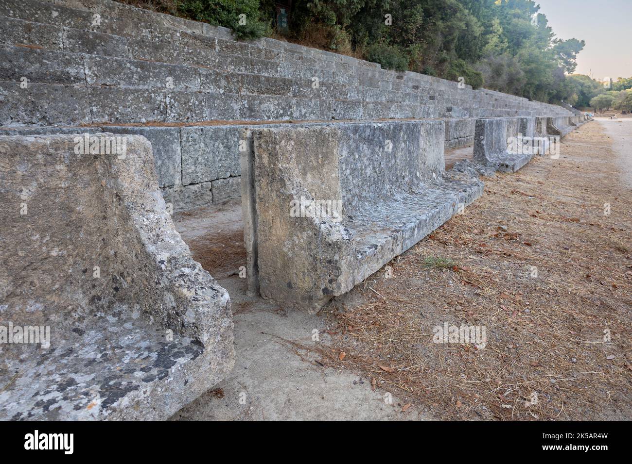Ancient stadium rhodes greece hi-res stock photography and images - Alamy