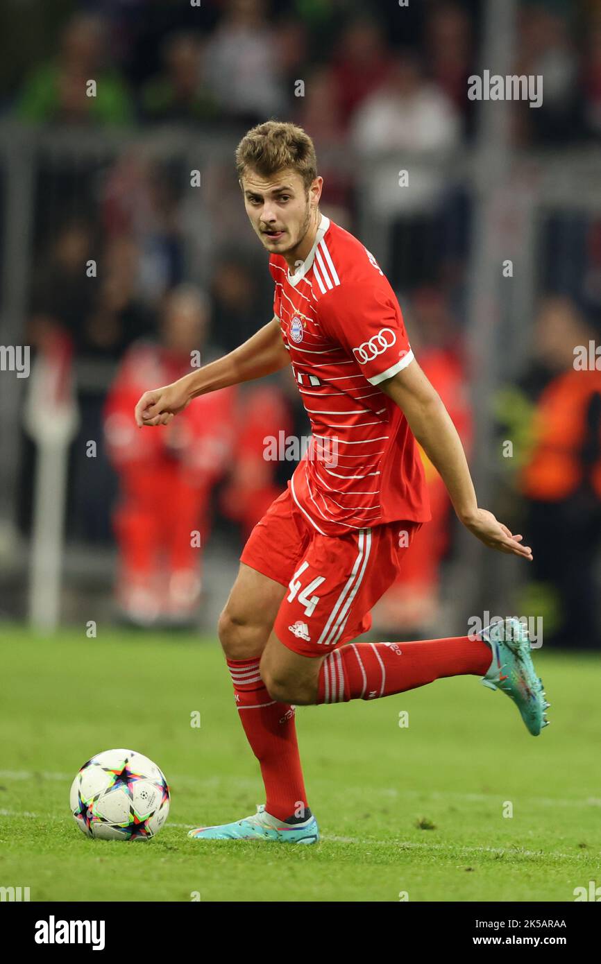 Josip Stanisic of FC Bayern Muenchen FC Bayern MŸnchen - Viktoria ...