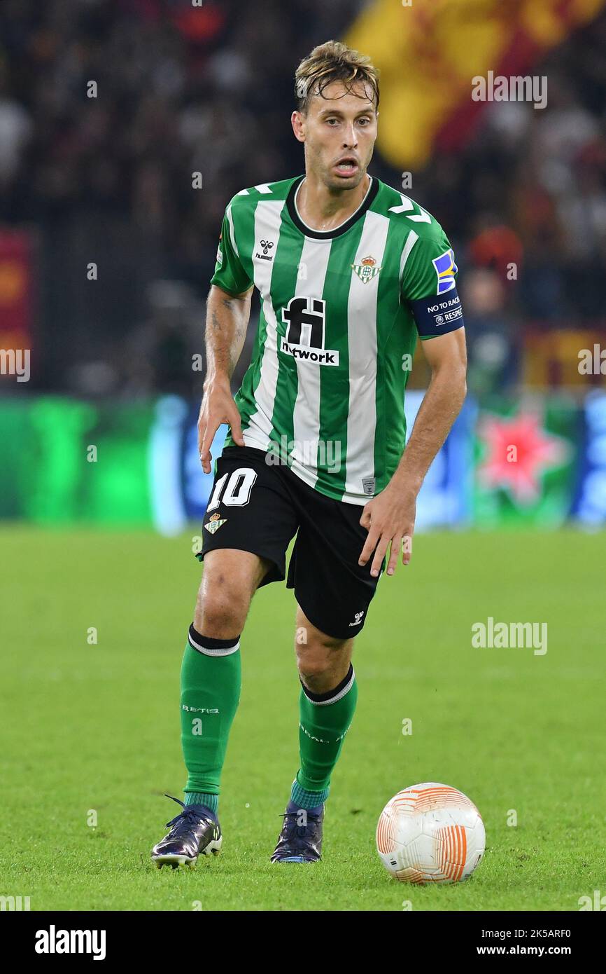 Rome, Italy , October 06th , 2022 Pictured left to right, Sergio ...