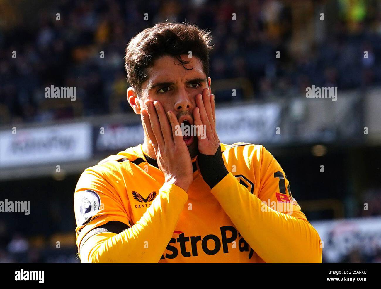 File photo dated 17-09-2022 of Wolverhampton Wanderers' Pedro Neto, who ... File photo dated 17-09-2022 of Wolverhampton Wanderers' Pedro Neto, who ...