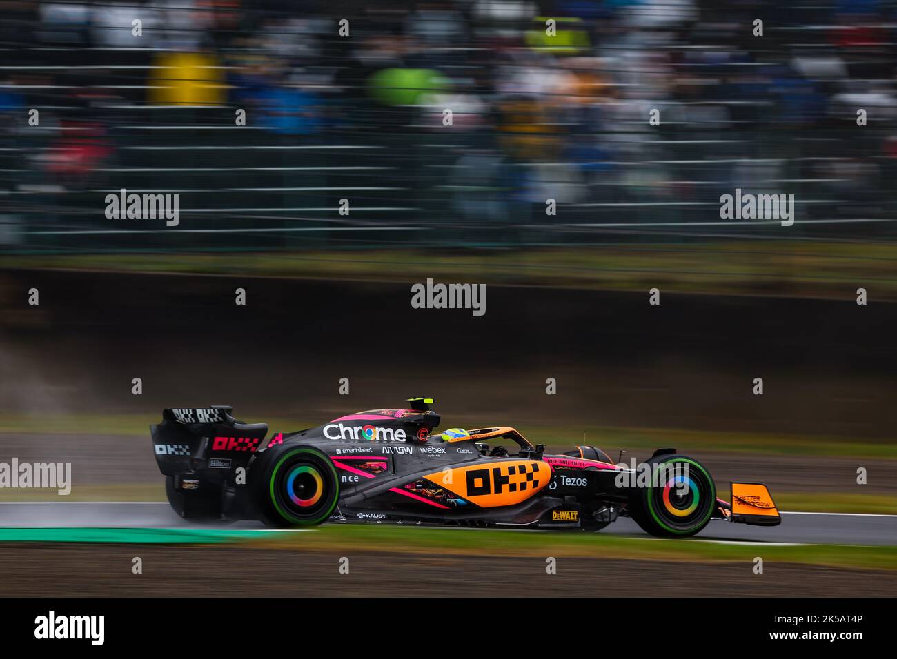 Suzuka, Japan. 07th Oct, 2022. Suzuka, Japan - 07/10/2022, 04 NORRIS Lando (gbr), McLaren F1 ...