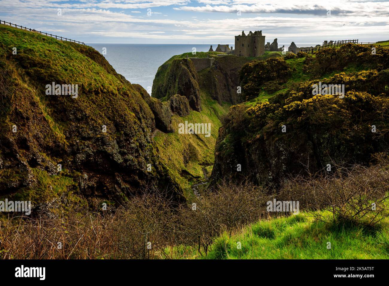 An early morning view of Dunnottar Castle in Scotland Stock Photo - Alamy