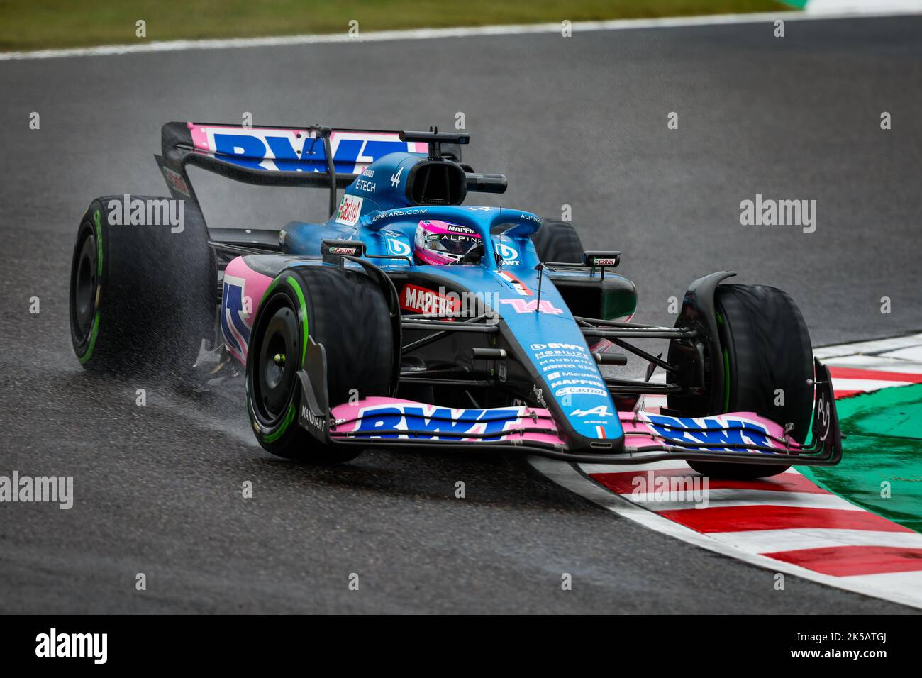Suzuka, Japan. 07th Oct, 2022. Suzuka, Japan - 07/10/2022, 14 ALONSO Fernando (spa), Alpine F1 ...