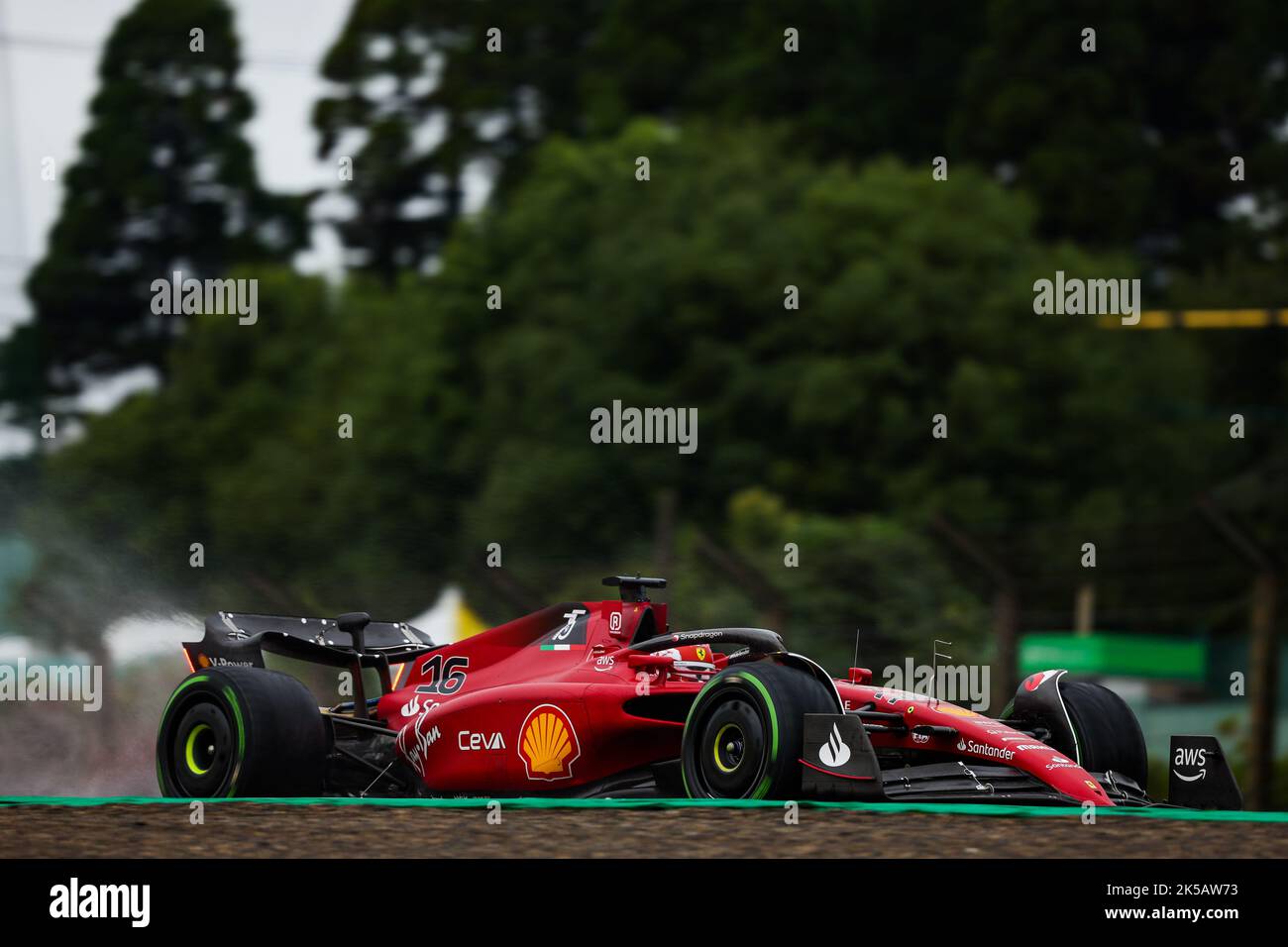 Suzuka, Japan. 07th Oct, 2022. Suzuka, Japan - 07/10/2022, 16 LECLERC Charles (mco), Scuderia ...