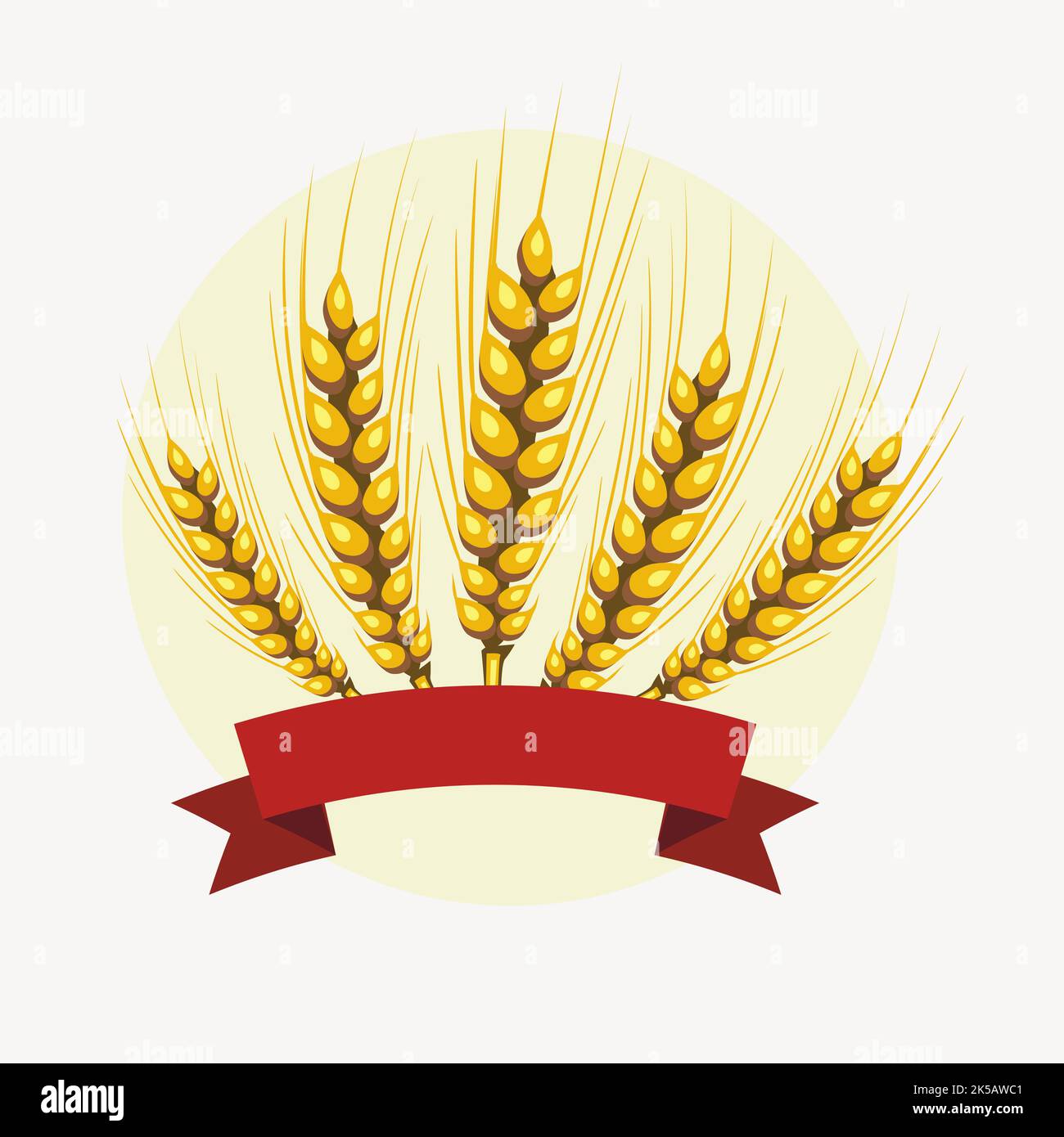 Barley banner collage element Stock Vector Images - Alamy