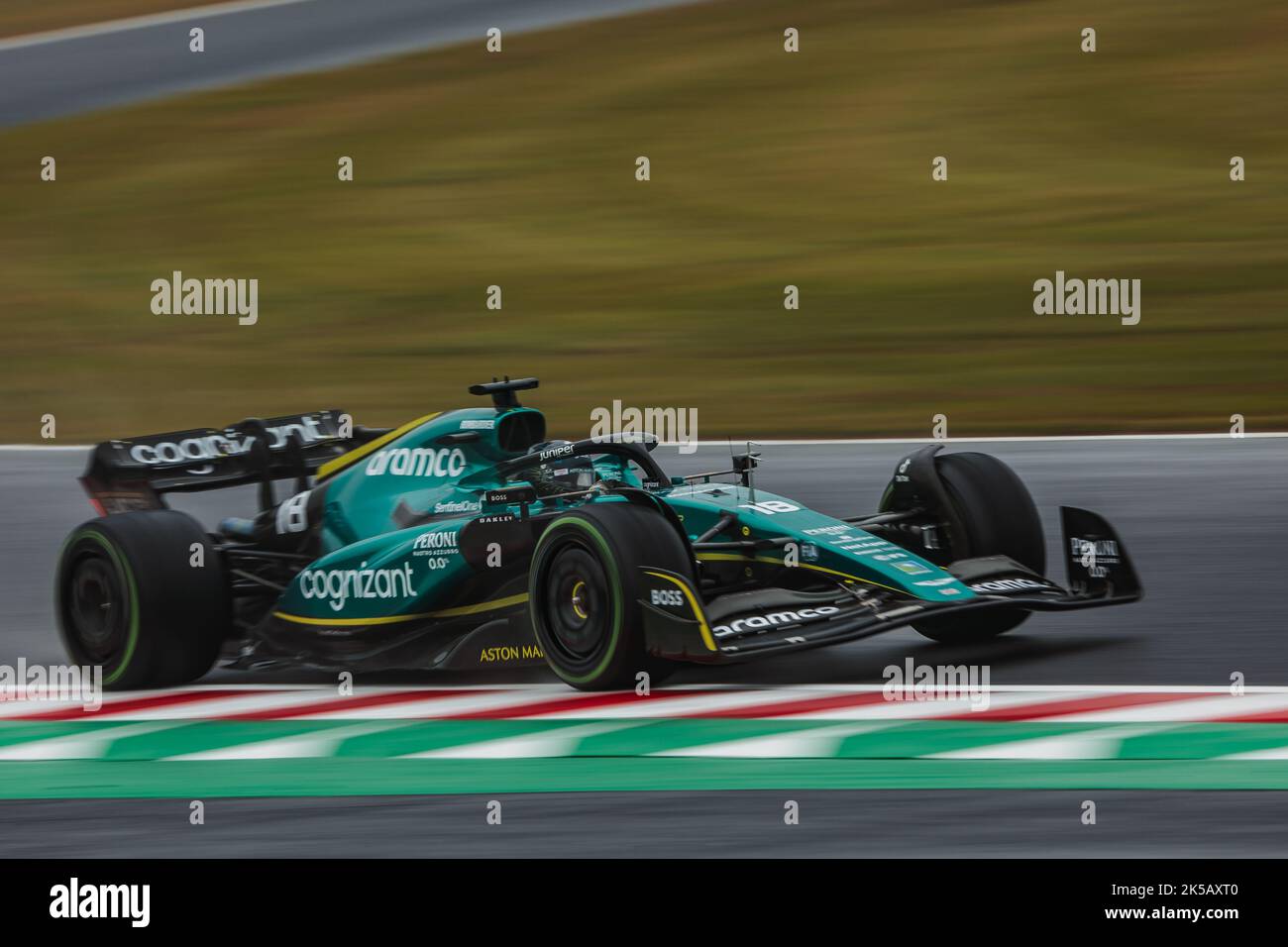 Suzuka, Japan, 07/10/2022, Lance Stroll (CDN) Aston Martin F1 Team AMR22. 07.10.2022. Formula 1 ...