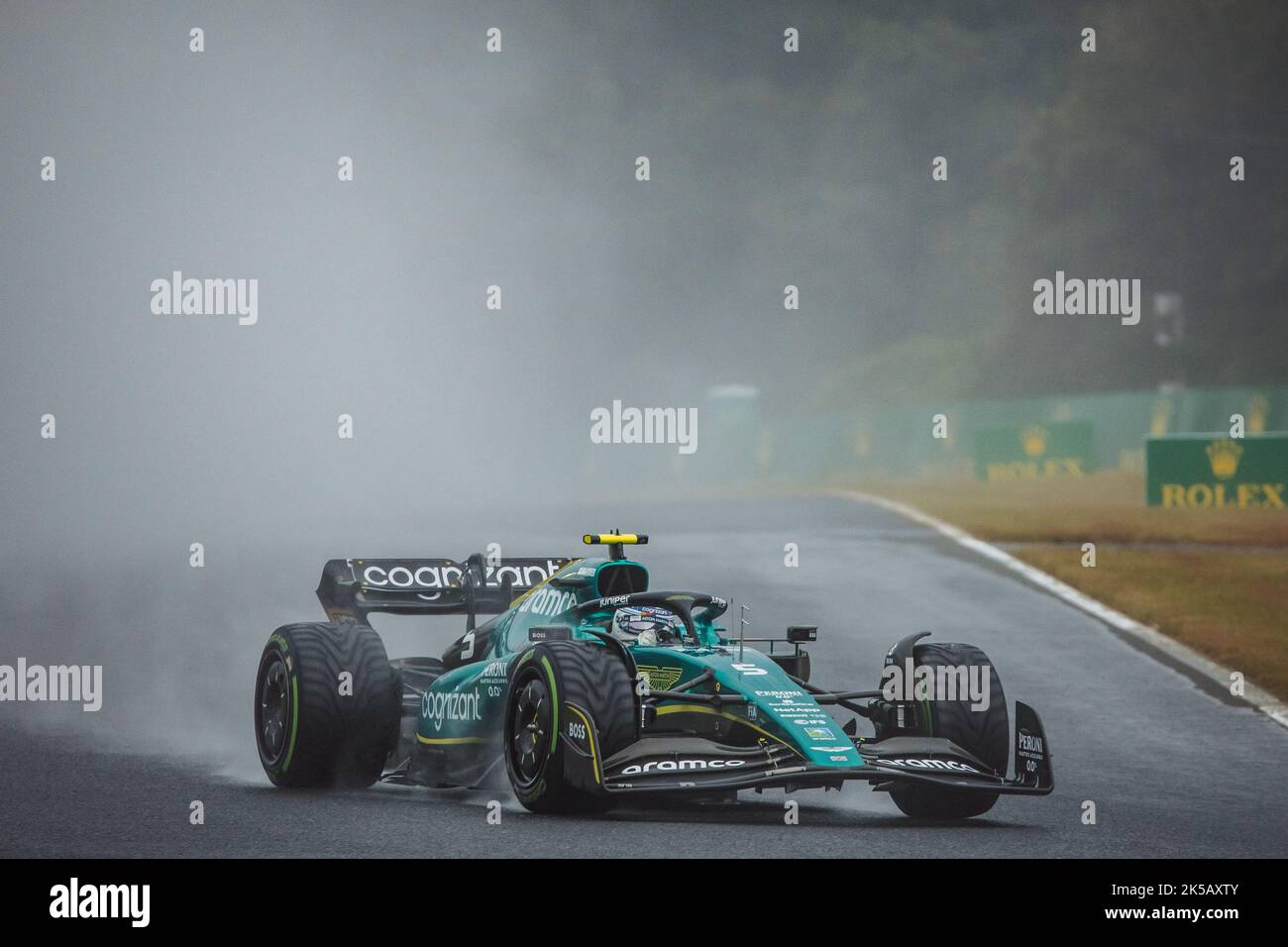 Suzuka, Japan, 07/10/2022, Sebastian Vettel (GER) Aston Martin F1 Team AMR22. 07.10.2022 ...