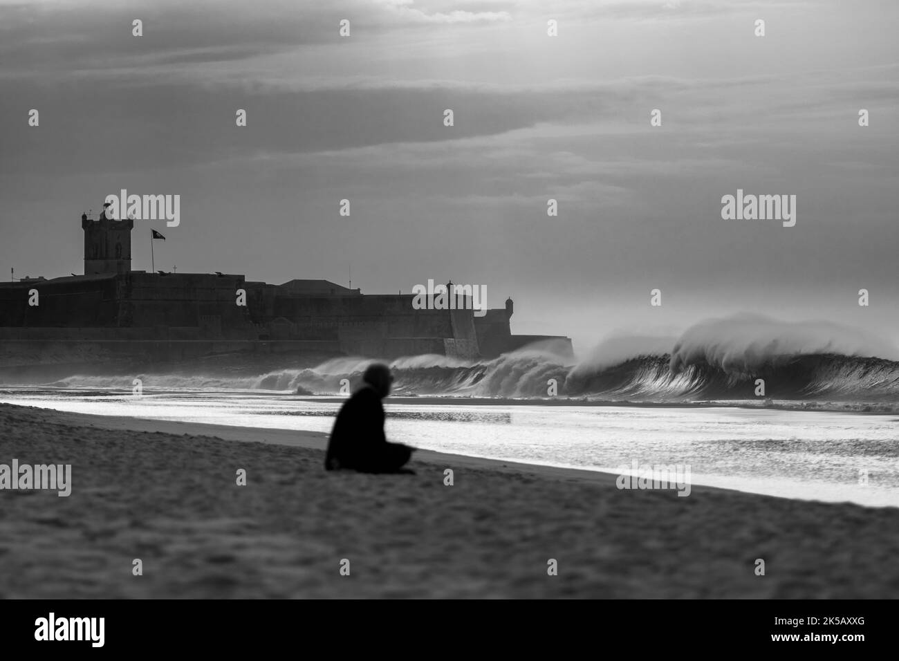 A scenic view of heave sea waves for backgrounds Stock Photo - Alamy