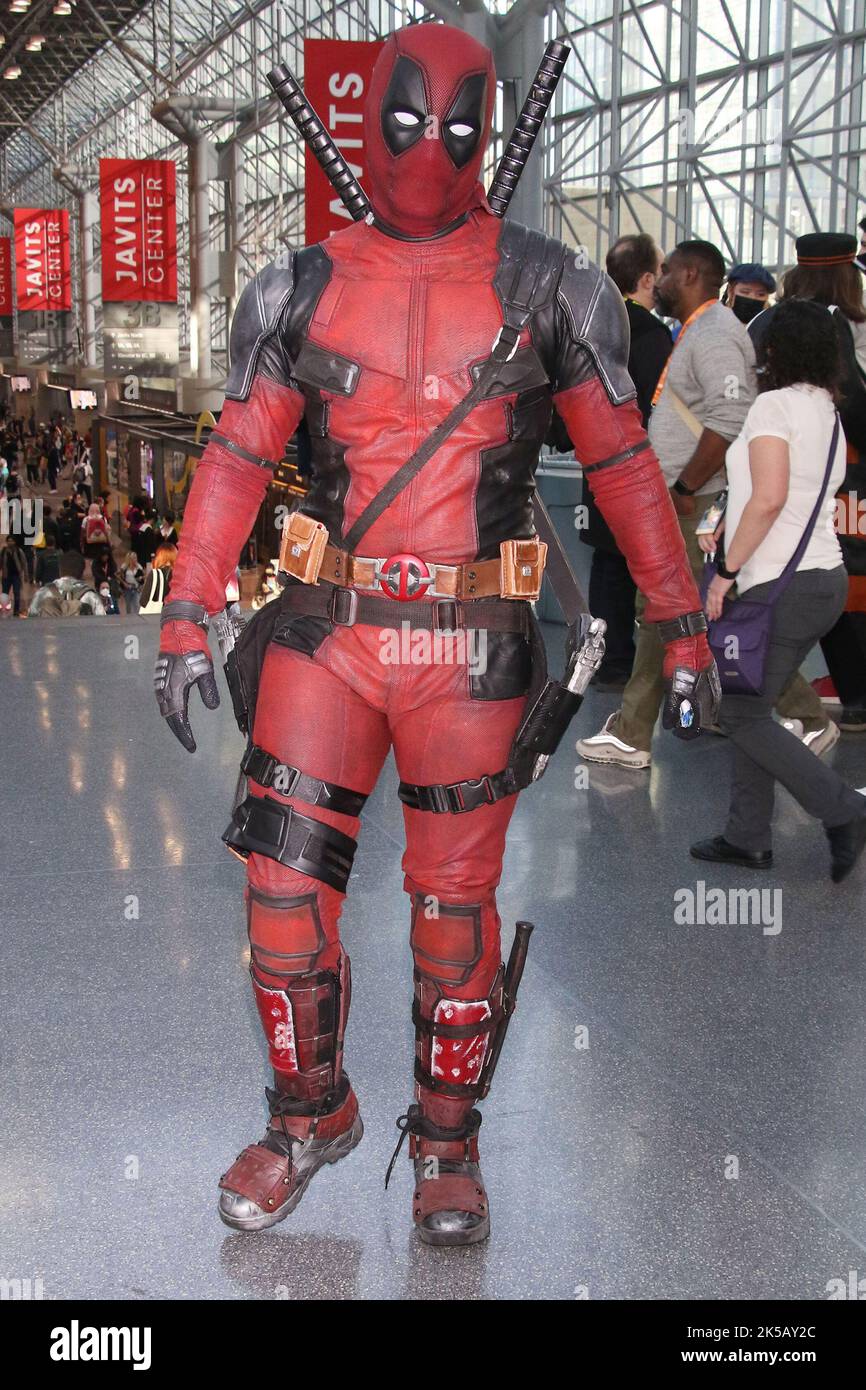 2022 New York Comic Con - Day 1 -PICTURED: Deadpool Cos-player ...